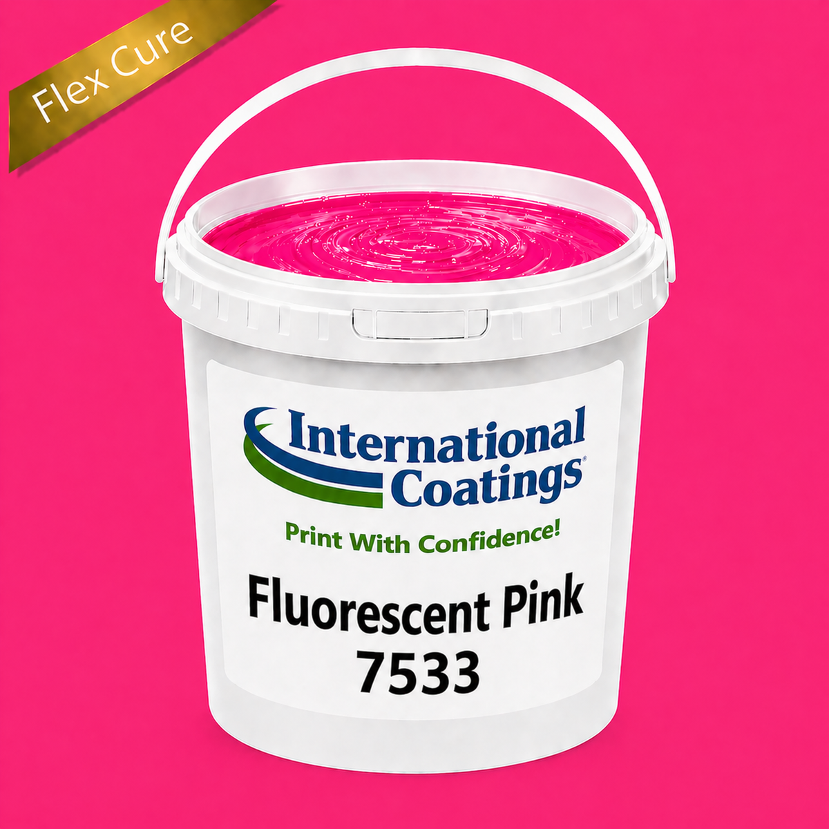International Coatings 7533 Fluorescent Pink UltraMix RFU FlexCure - 1 ...