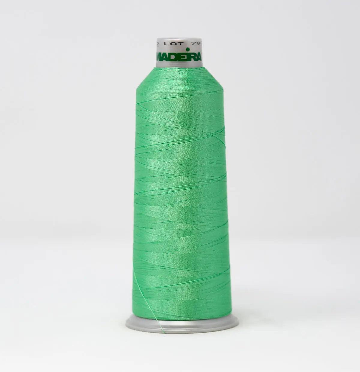 Madeira Polyneon 1702 Spearmint Embroidery Thread 5500 Yards — SPSI Inc.