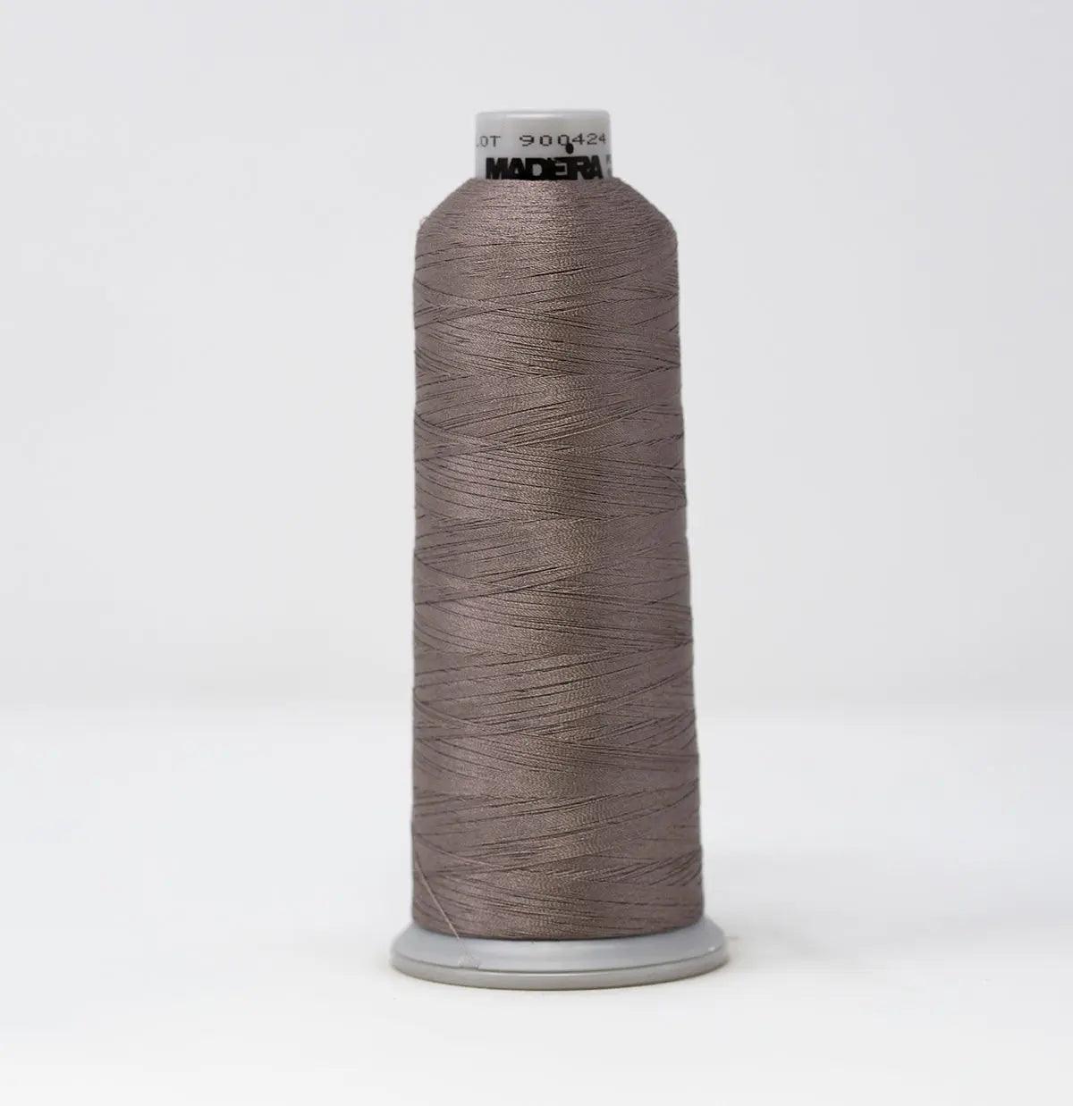 Madeira Polyneon 1736 Dark Taupe Embroidery Thread 5500 Yards — SPSI Inc.