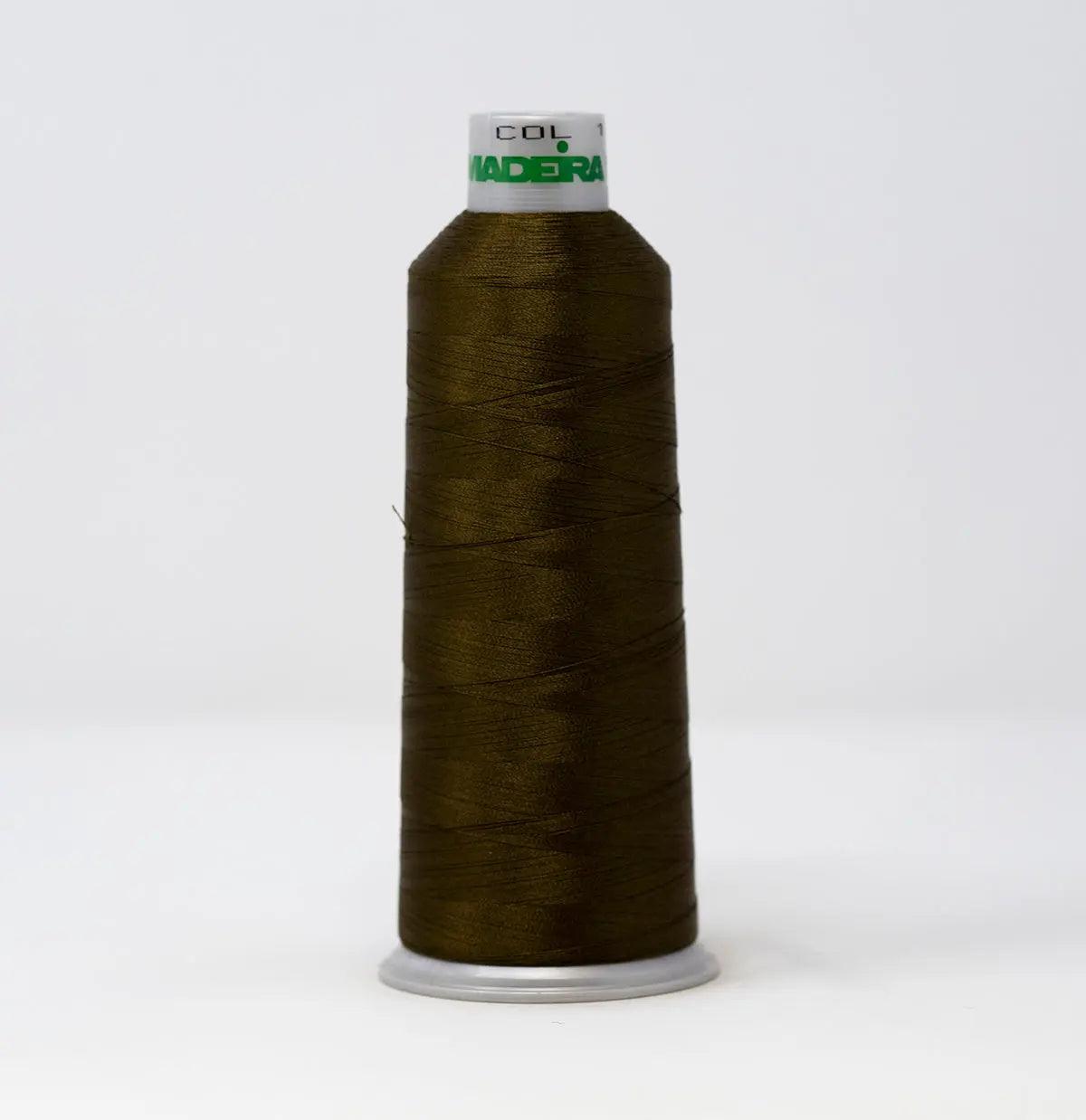 Madeira Polyneon 1757 Dark Olive Embroidery Thread 5500 Yards — SPSI Inc.