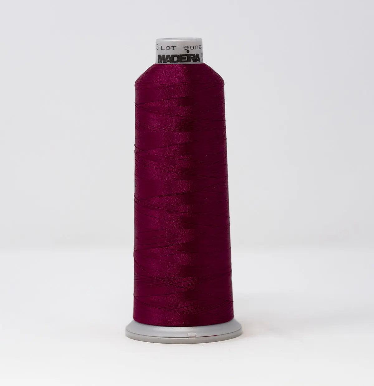 Madeira Polyneon 1783 Dark Raspberry Embroidery Thread 5500 Yards ...