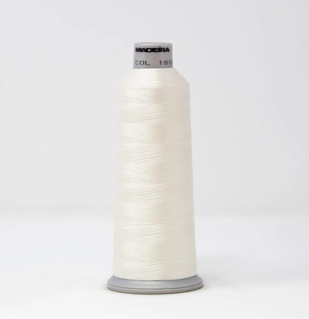 Madeira Polyneon 1803 Cream White Embroidery Thread 5500 Yards — SPSI Inc.