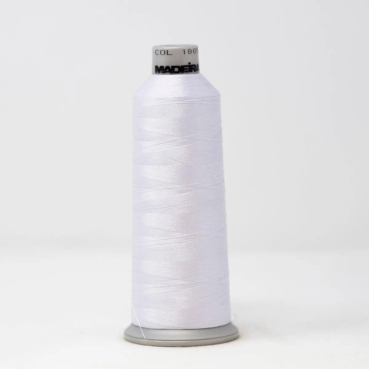Madeira Polyneon 1805 Fluorescent White Embroidery Thread 5500 Yards ...
