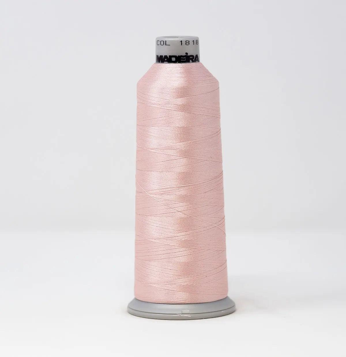Madeira Polyneon 1818 Powder Pink Embroidery Thread 5500 Yards — SPSI Inc.