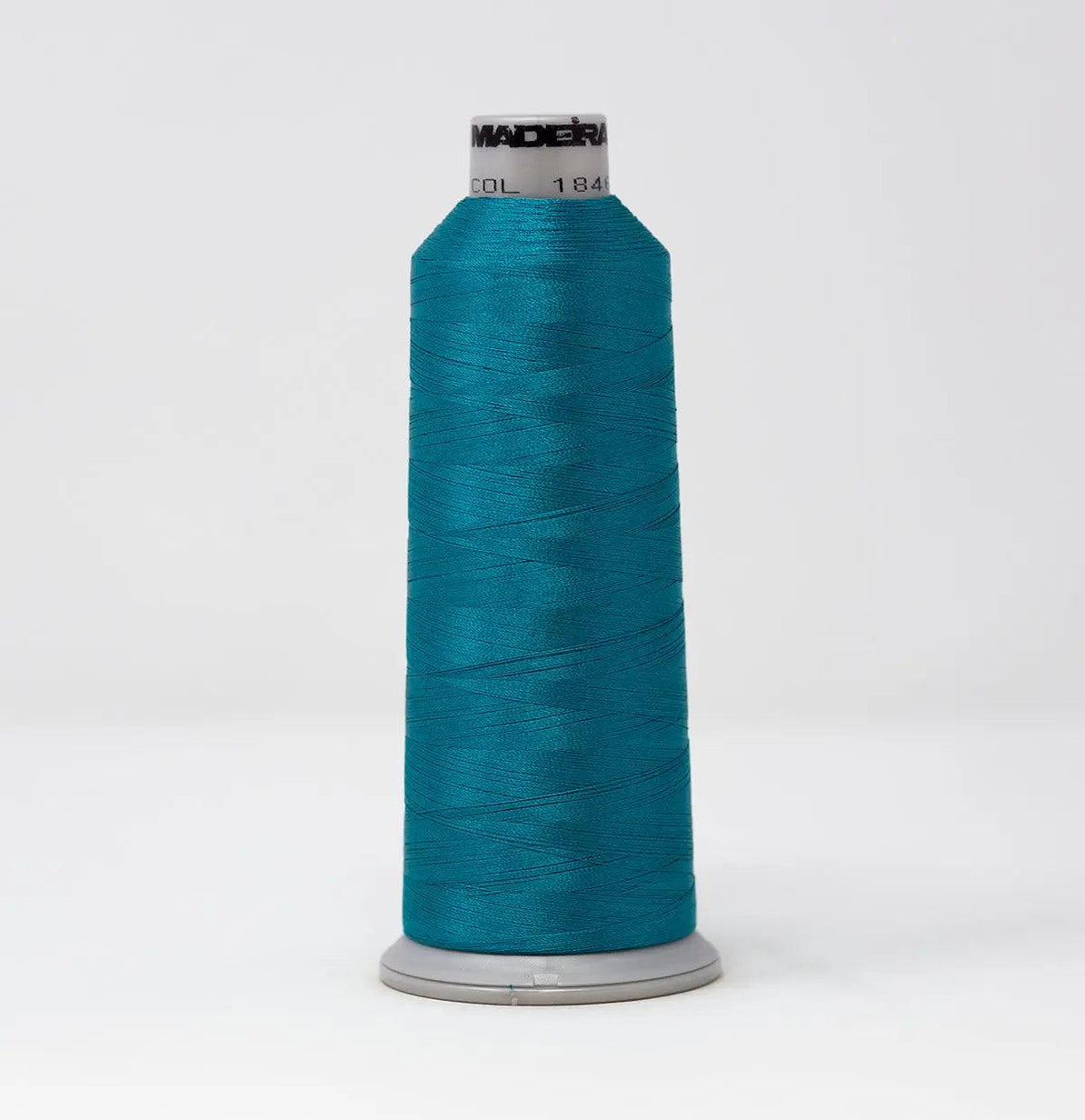 Madeira Polyneon 1846 Dark Teal Embroidery Thread 5500 Yards — SPSI Inc.