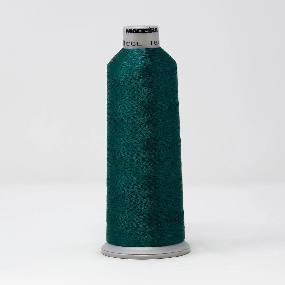 Madeira Polyneon 1849 Tropical Teal Embroidery Thread 5500 Yards — SPSI ...