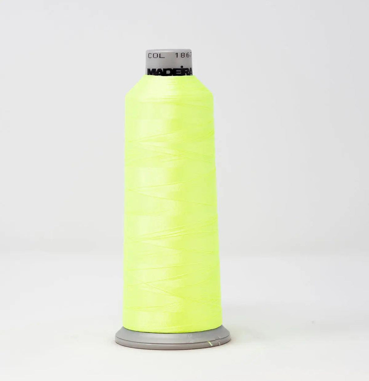 Madeira Polyneon 1867 Fluorescent Green Embroidery Thread — SPSI Inc.