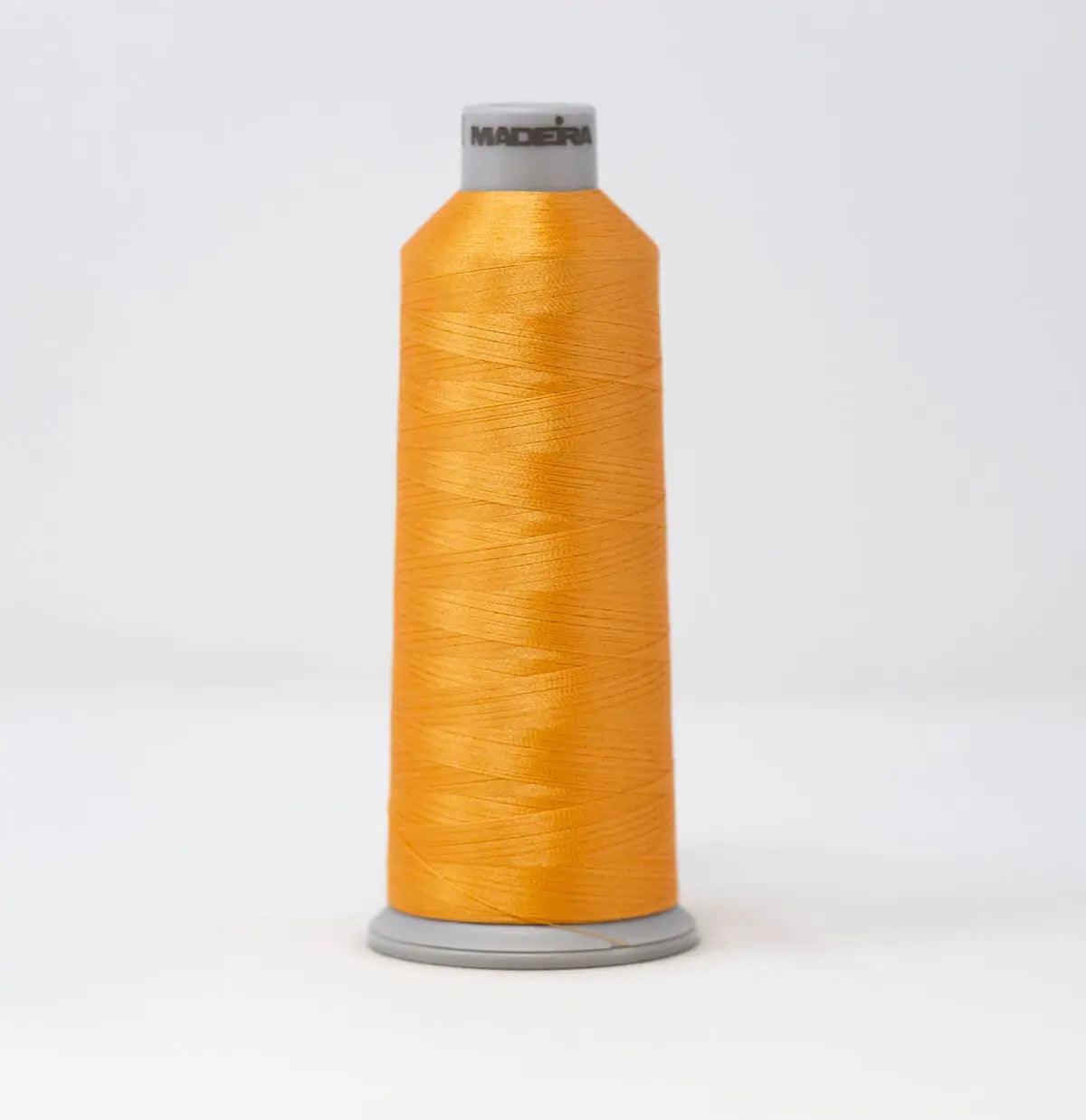 Madeira Polyneon 1870 Orange Sorbet Embroidery Thread 5500 Yards — SPSI ...