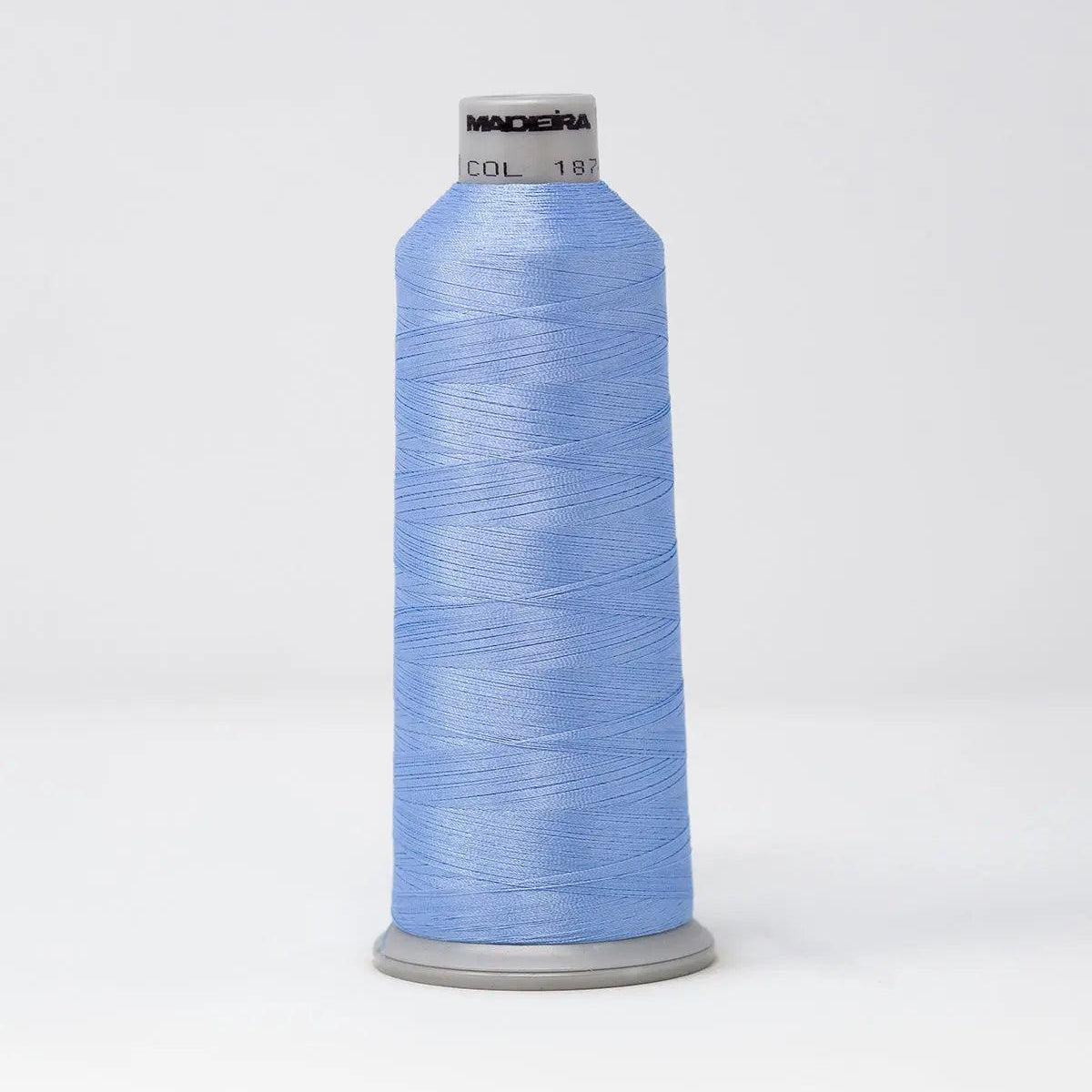 Madeira Polyneon 1874 Baby Blue Embroidery Thread 5500 Yards — SPSI Inc.