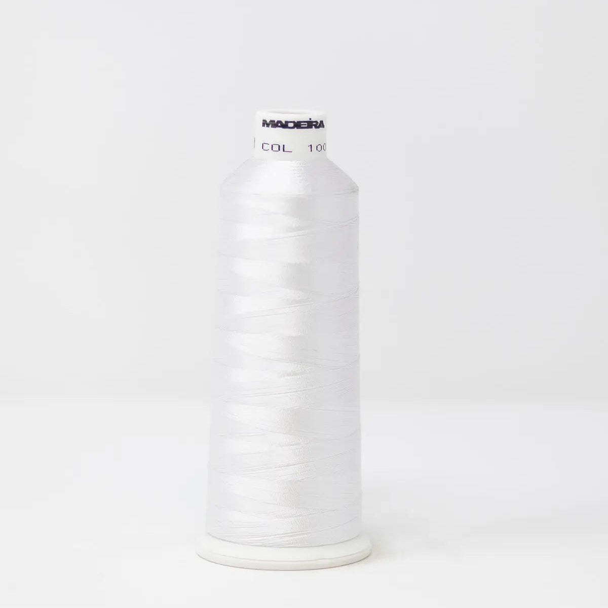 Madeira Rayon 1005 Fluorescent White Embroidery Thread 5500 Yards ...