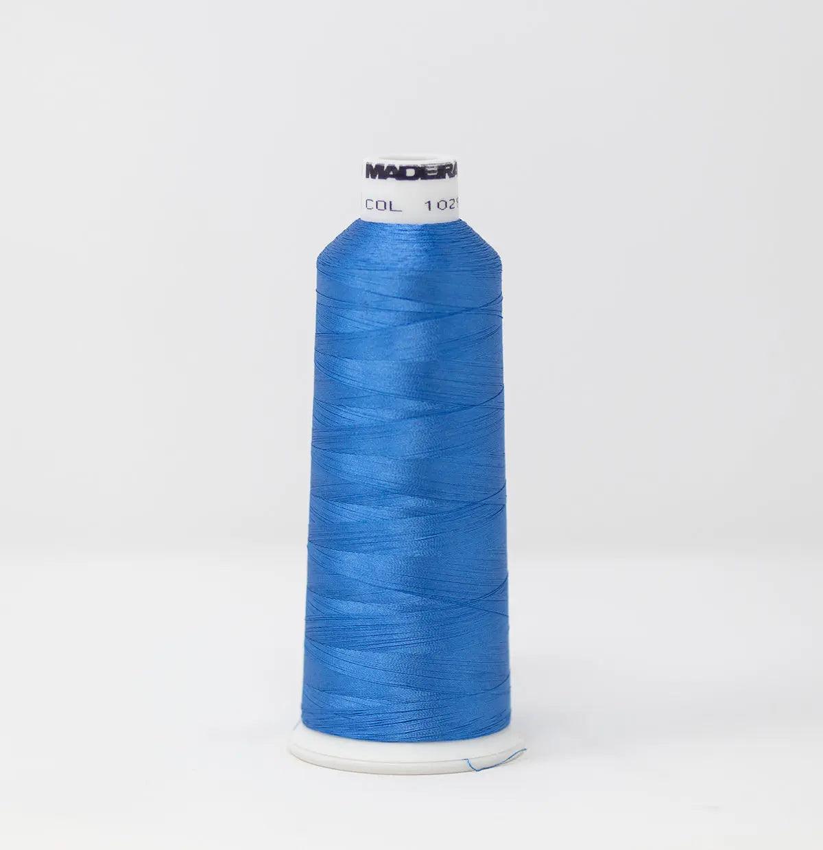 Madeira Rayon 1029 Blue Jay Embroidery Thread 5500 Yards — SPSI Inc.