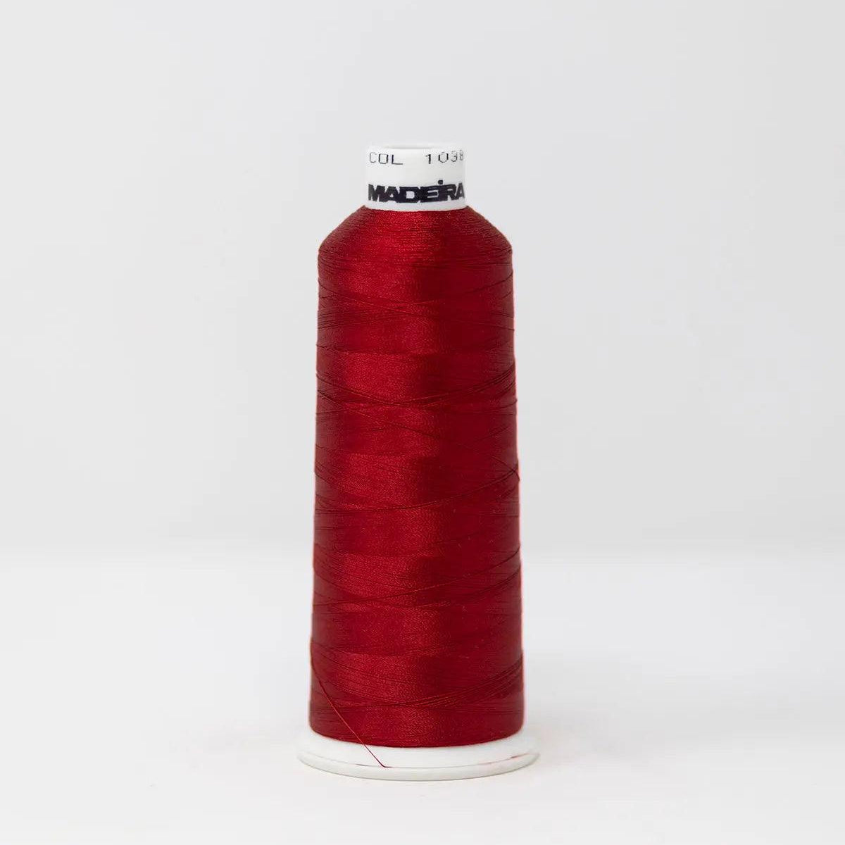 Madeira Rayon 1038 Barn Red Embroidery Thread 5500 Yards - SPSI Inc.