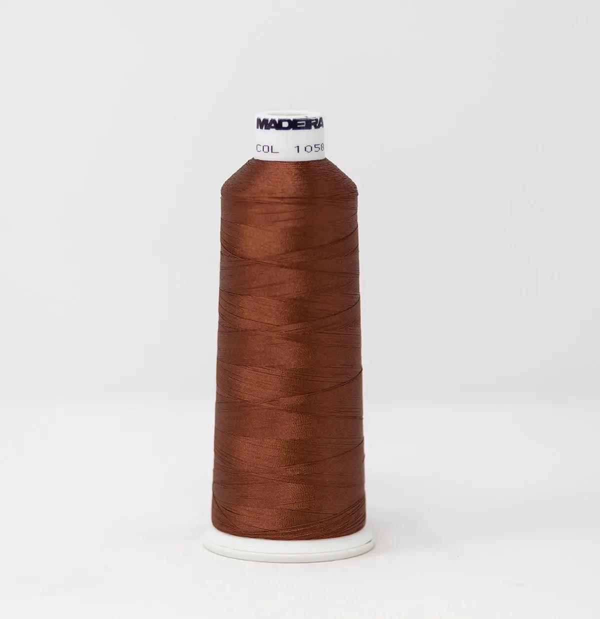 Madeira Rayon 1058 Sienna Embroidery Thread - SPSI Inc.