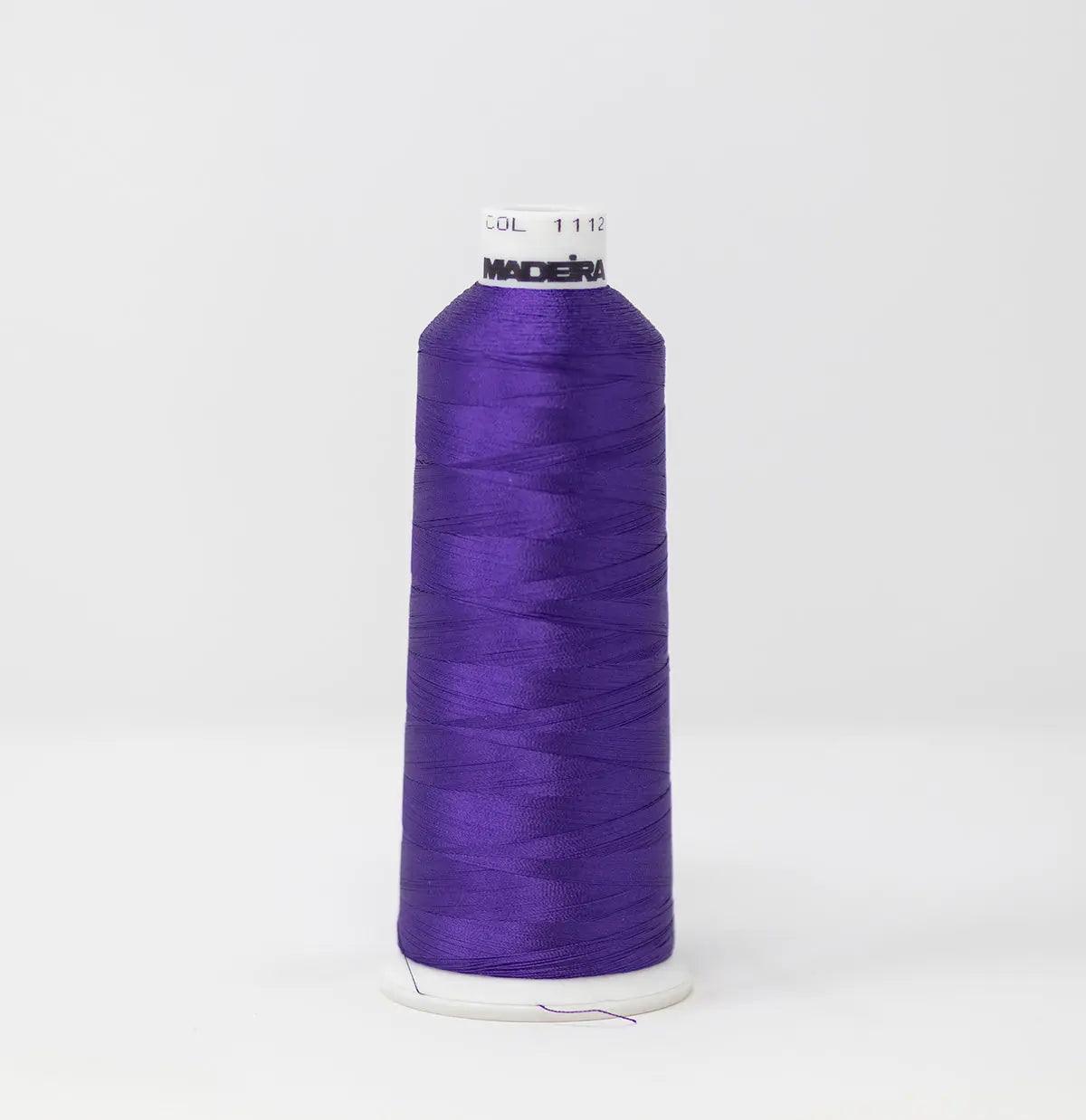 Madeira Rayon 1112 Majestic Purple Embroidery Thread — SPSI Inc.