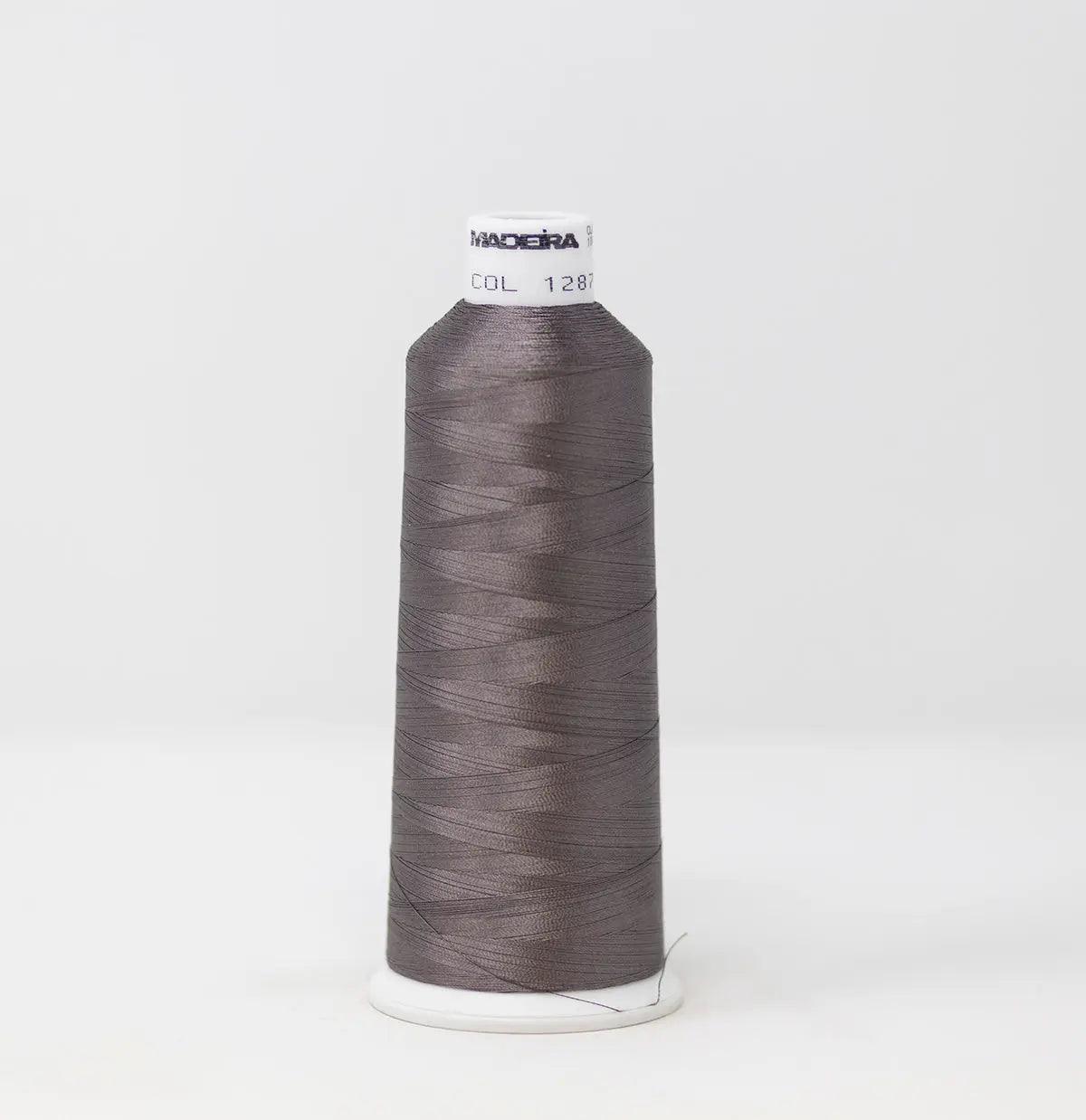 Madeira Rayon 1287 Gun Metal Embroidery Thread 5500 Yards — SPSI Inc.