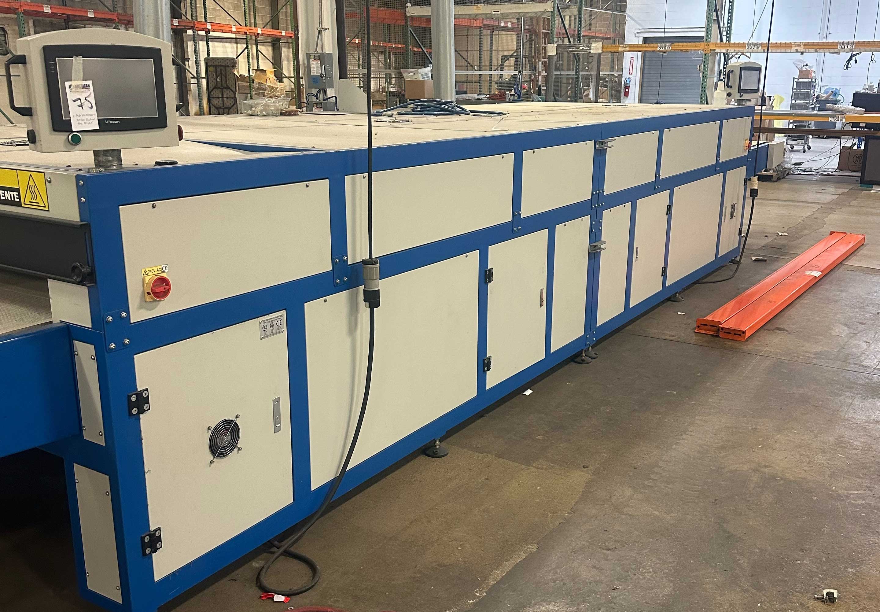 Used - Adelco Ecotex Gas - 60" belt width - Conveyor Belt Dryer — SPSI Inc.